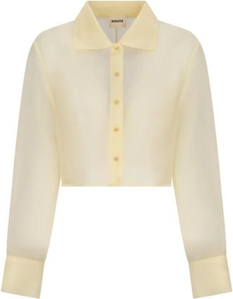 Khaite Femme, Blouses et Chemises, Jaune, Taille: 40 FR Jasen Top