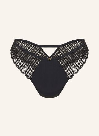 HUGO BOSS String Guipure Mit Cut-Out schwarz