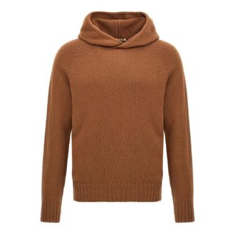 Maryya Wool Hooded Sweater - - Sweatshirts & Hoodies - Herren - Braun - 2XL