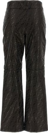 Fendi Logo-Jacquard Technical Ski Trousers - Black