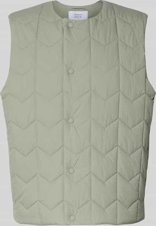 Maison Kitsun&eacute; Regular Fit Weste in Stepp-Optik