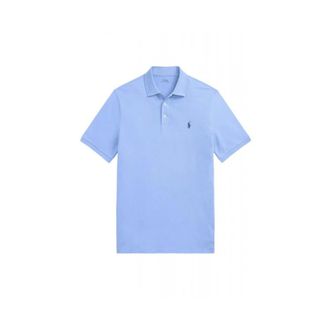 Ralph Lauren Homme, Tops, Bleu, Taille: M Polo brod&eacute; avec logo