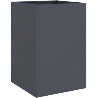 vidaXL Jardini&egrave;re anthracite 52x48x75 cm acier Vidaxl