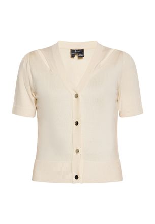 Faina Strickjacke Damen Elfenbein
