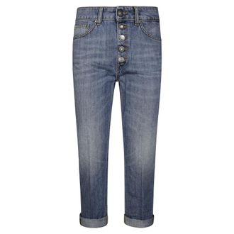 Dondup Femme, Jeans, Bleu, Taille: W29 Pantalon orn&eacute; de bijoux