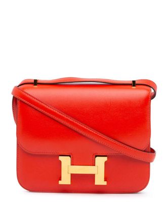 Hermès mini sac à bandoulière Tadelakt Constance 18 (2019) - Rouge