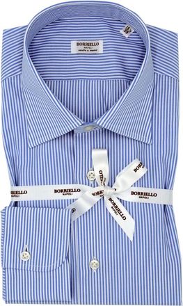 Borriello Homme, Chemises, Bleu, Taille: 6XL Formal Chemises