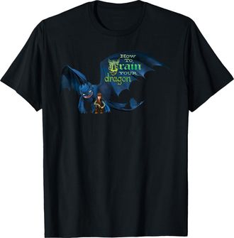 How To Train Your Dragon DreamWorks Dragons: Ohnezahn und Hiccup Title T-Shirt T-Shirt