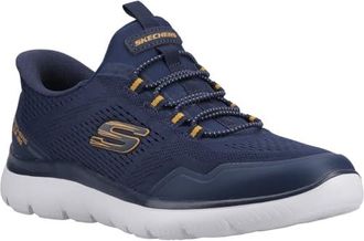 Skechers Homme Summits Chaussures, Bleu Marine, 45 EU