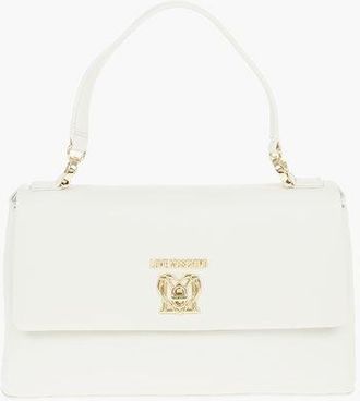 Moschino LOVE Faux Leather Bag with Front Monogram and Turn Lock Clos size Unic