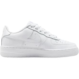 Nike Femme, Chaussures, Blanc, Taille: 40 EU Baskets Air Force en cuir pour enfants