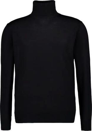 Boggi Milano Herren Pullover schwarz unifarben