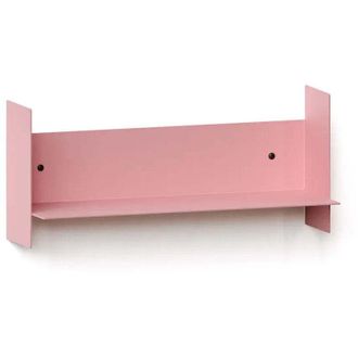 Tiptoe [GEBRAUCHT] B-Ware Tip Toe Wandregal Regal B&uuml;cherregal Pli Powder Pink 15 X 45 Cm Stahlblech