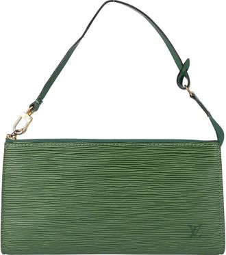 Louis Vuitton Crossbody Bags - Louis Vuitton Green Epi Leather Pochette Accessoir - Gr. unisize - in Gr&uuml;n - f&uuml;r Damen