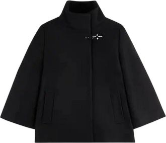 Fay Femme, Vestes, Noir, Taille: 44 FR Cape