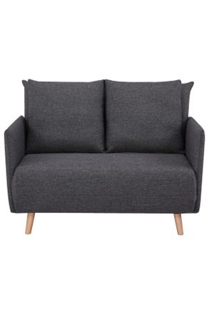 MID.YOU Mid.you Schlafsofa, Dunkelgrau, Textil, Buche, massiv, 2-Sitzer, F&uuml;llung: Komfortschaum, 109x83x91 cm, Liegefunktion, Wohnzimmer, Sofas & Couches, Sch
