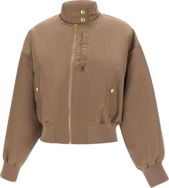 Elisabetta Franchi Femme, Vestes, Brun, Taille: 42 FR Elisabetta Franchi Vestes Brown