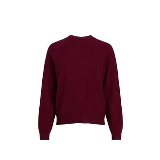 Saison 1865 Pull droit uni col rond en cachemire