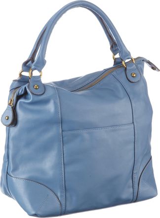 Pieces Joliana Bag 17038843, Damen Henkeltaschen, Blau (Stone Blue), 29x30x17 cm (B x H x T)