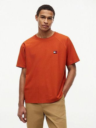 Tommy Hilfiger T-shirt d&eacute;contract&eacute; manches raglan &agrave; drapeau