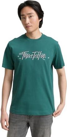 Tom Tailor 1047773 T-Shirt, 14171-Jasper Green, L Hommes