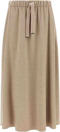 Herno Jupe Midi - Beige