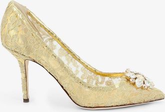 Dolce & Gabbana Bellucci lurex lace pumps - DOLCE & GABBANA - gender_Woman