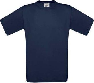 B&C Collection B&C T-shirt basique à manches courtes pour homme 100 % coton - Bleu - XXL