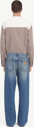 Maison Margiela Wide-Leg Denim Jeans - Blue