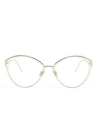 Leisure Society lunettes de vue Lovelace à monture papillon - Tons neutres