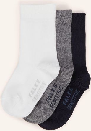 Falke 3er-Pack Socken Sensitive schwarz