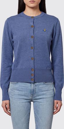 Vivienne Westwood Rundhals-Cardigan aus Merinowolle mit gesticktem Orb-Logo