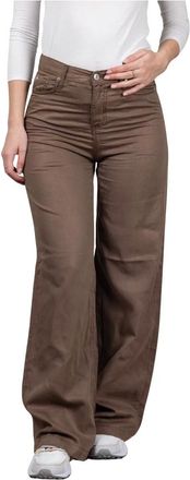 Roy Rogers Femme, Jeans, Brun, Taille: W28 Pantalon &Eacute;vas&eacute; Marta