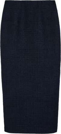 Roland Mouret jupe crayon &agrave; fente arri&egrave;re - Bleu