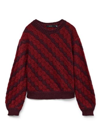 Vero Moda Strickpullover VMBUBLY LS O-NECK PULLOVER BOO