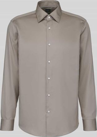 HUGO BOSS Regular Fit Businesshemd aus reiner Baumwolle Modell H-Joe