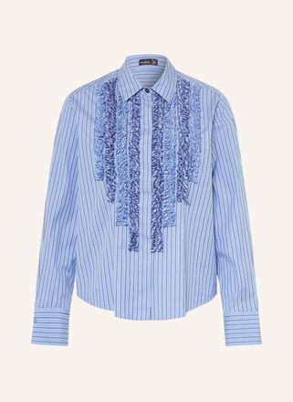 van Laack Van Laack Hemdbluse Vl-Azitan-w36fq Mit R&uuml;schen blau