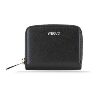 Versace Leder Damen Geldb&ouml;rse mit mehreren F&auml;chern - - Accessories - Damen - Schwarzk - ONE SIZE