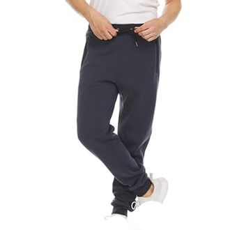 Generic Pantalon de jogging baggy pour homme, taille &eacute;lastique, bas ouvert, d&eacute;contract&eacute;, jogging, gym, course &agrave; pied, entra&icirc;nement, streetwear avec poches, bl