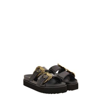Versace Jeans Couture Femme, Chaussures, Noir, Taille: 36 EU Beach Sandal
