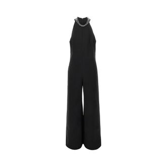 Pinko Jumpsuit with jewel detail Woman 44