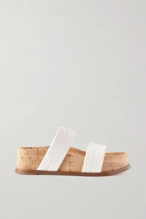 Gabriela Hearst Sandales En Cuir Striker - Blanc