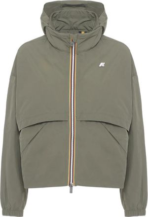 K-Way Femme, Vestes, Vert, Taille: 40 FR Veste Imperm&eacute;able