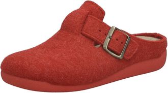 Josef Seibel Damen Pantoffeln Cara.01,Weite G (Normal),Wechselfu&szlig;bett,Puschen,Pantoletten,Latschen,Schlappen,hausschlappen,rot,38 EU