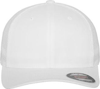Flexfit Mesh Trucker Extensible Casquette - Blanc - S/M