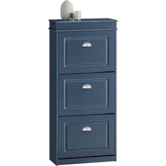 SoBuy FSR94-B Meuble Chaussure, Rangement Chaussure, Meuble dEntr&eacute;e, Meuble de Rangement &agrave; Chaussures Armoire, Commode &agrave; Chaussures avec 3 Abattants, 1