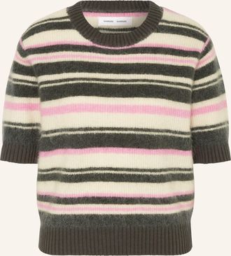 Samsøe & Samsøe Samsøe Samsøe Strickshirt Jeanne Mit Mohair gruen