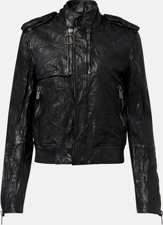 Burberry Veste en cuir