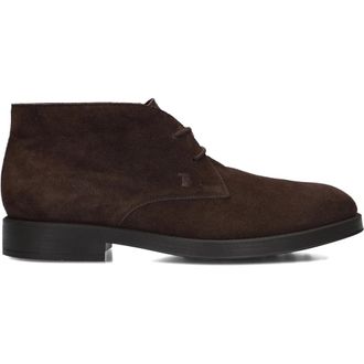 Tod's Wildleder-Schn&uuml;rstiefeletten - - Shoes - Herren - Braun - 43 EU