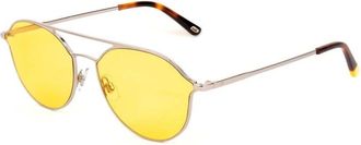 Web Eyewear unisex, Accessoires, Gris, Taille: ONE Size Lunettes de soleil &agrave; monture m&eacute;tallique avec protection UV